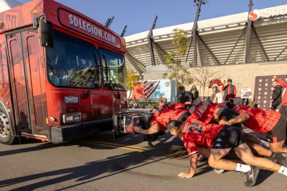 San Diego Legion organiza evento benéfico "Bus Push Challenge II ...