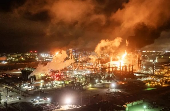 Incendio en refinería Chevron fue controlado sin víctimas que reportar ...