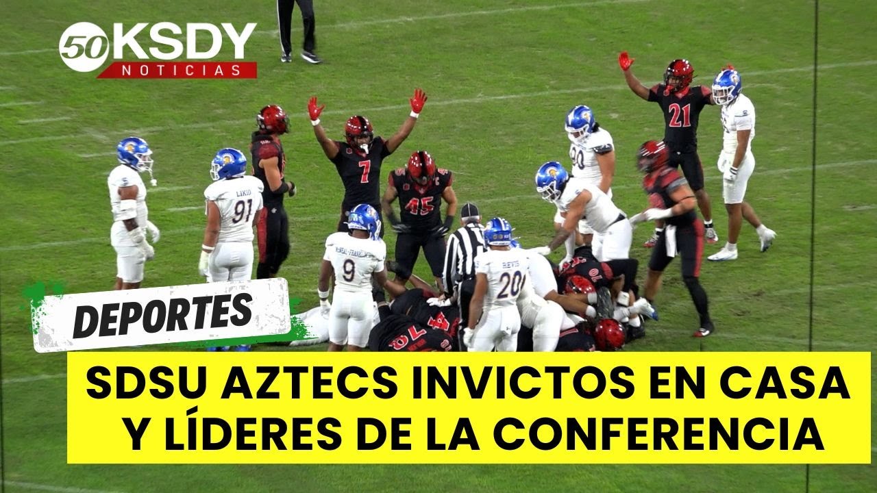 Aztecs invictos en casa al derrotar a San José 25-3 y líderes de la ...